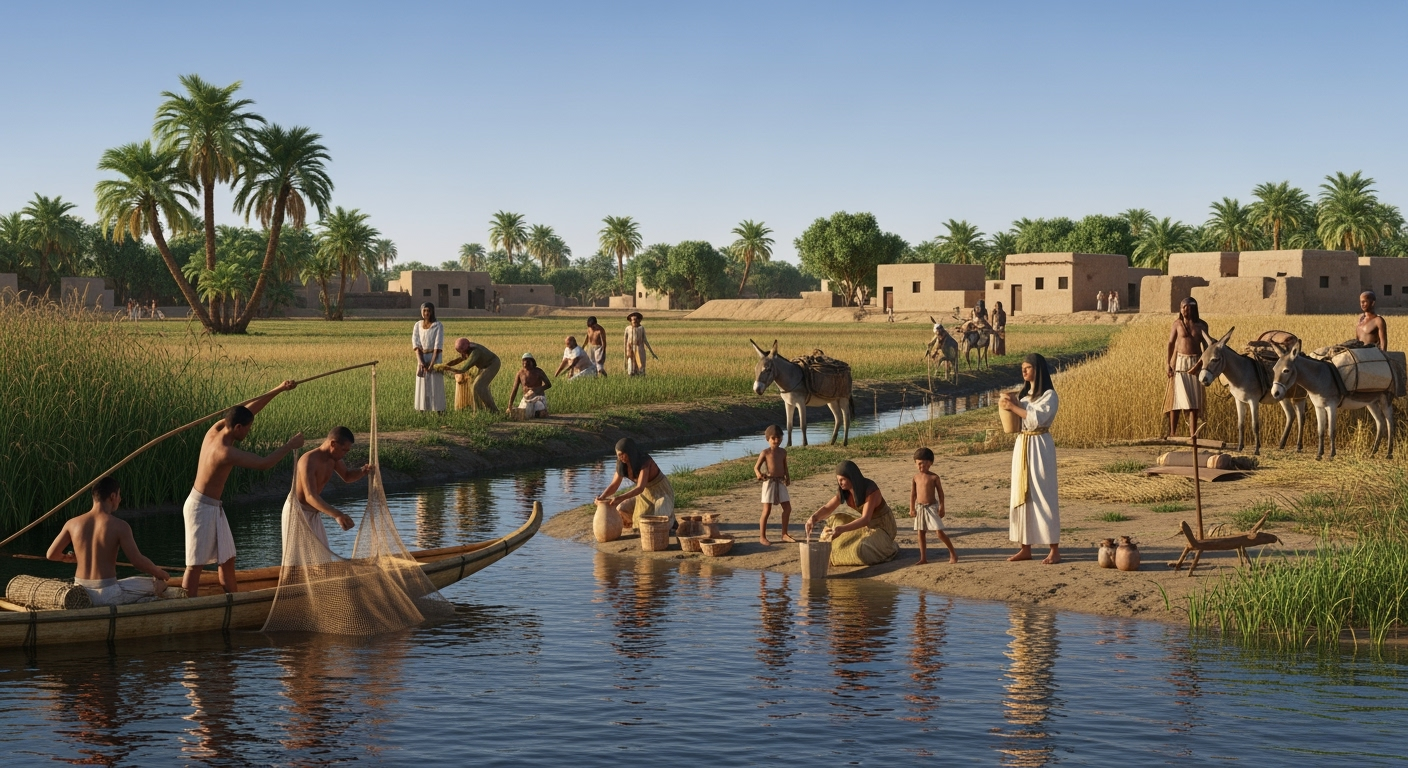 Ancient Egypt: Daily Life Beyond the Pyramids - HistoryReveal.com