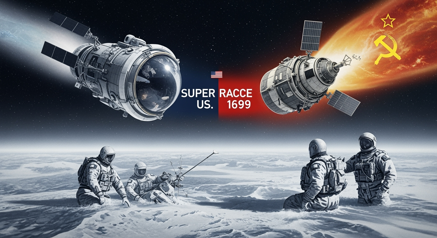 The Space Race- U.S. vs. USSR in the 20th Century - HistoryReveal.com